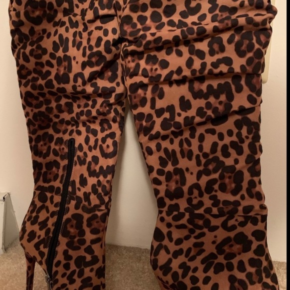 Jessica Simpson | Shoes | Jessica Simpson Leopard Print Boots | Poshmark